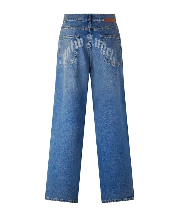 Palm Angels Loose Straight Leg Jeans