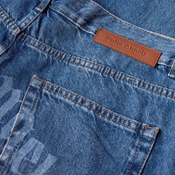 Palm Angels Loose Straight Leg Jeans
