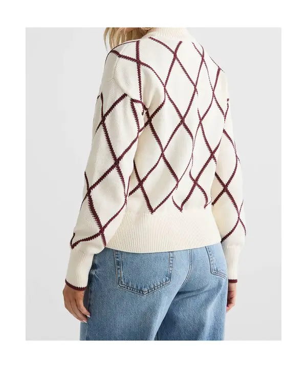 Varley Long Sleeve Zip Up Knit Top