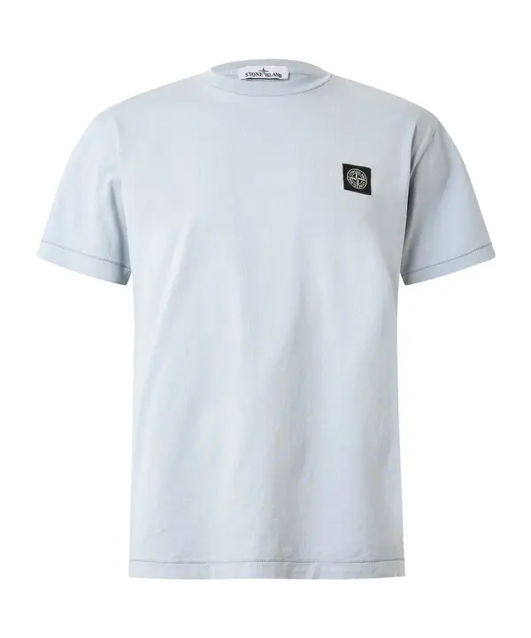 Stone Island Cotton Compass Logo Patch T-shirt