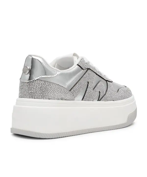 Steve Madden Rhinestone Embellished Platform Sneakers