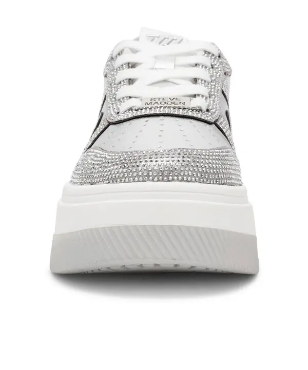 Steve Madden Rhinestone Embellished Platform Sneakers