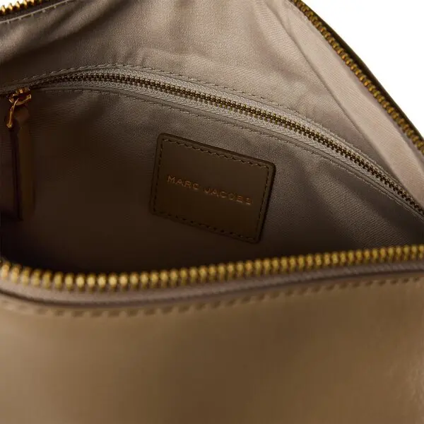 Marc Jacobs Leather Crossbody Bag With Gold Tone Hardware