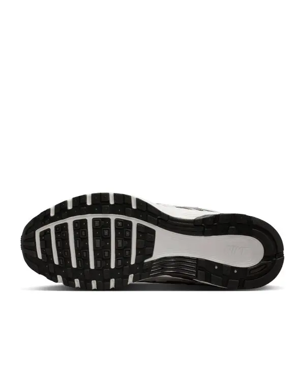 Nike White And Black Color-blocked Retro Sneakers - Gray