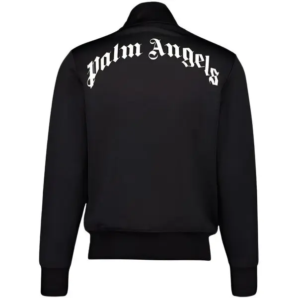 Palm Angels Back Curved Logo Tracksuit Top