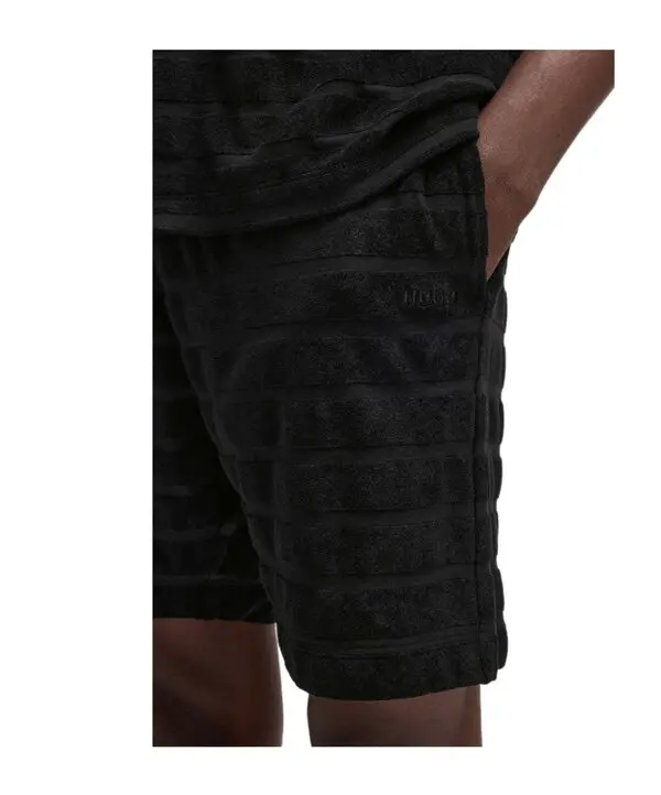 Hugo Boss Dutowel Striped Relaxed Fit Shorts