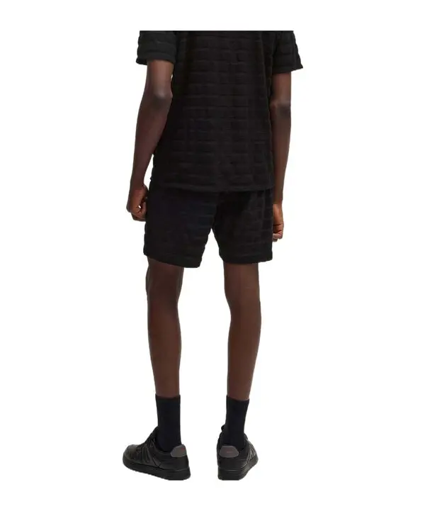 Hugo Boss Dutowel Striped Relaxed Fit Shorts