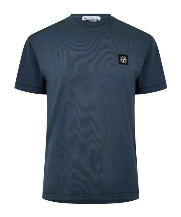 Stone Island Cotton Compass Logo Patch T-shirt