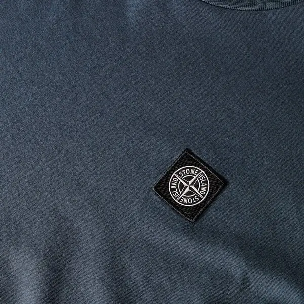 Stone Island Cotton Compass Logo Patch T-shirt
