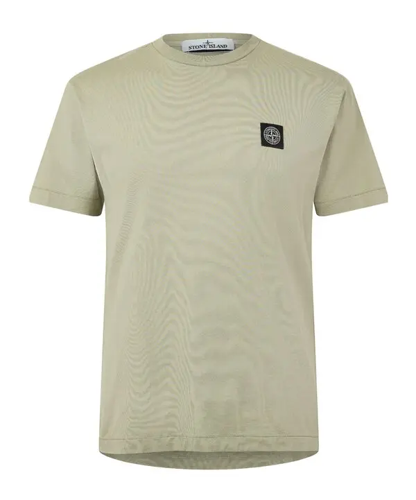 Stone Island Cotton Compass Logo Patch T-shirt
