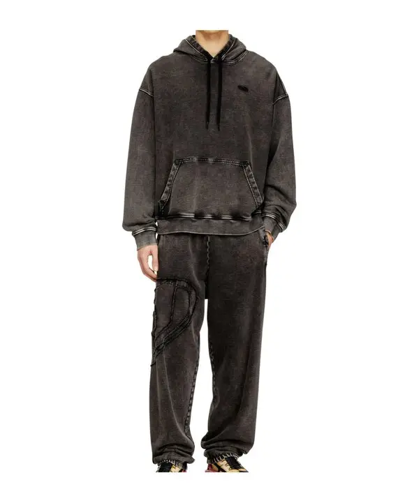 DIESEL® Minimalist Versatile Hoodie - Black