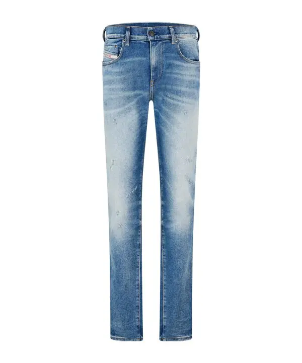 DIESEL® Loose Tapered Jeans With Distressed Finish