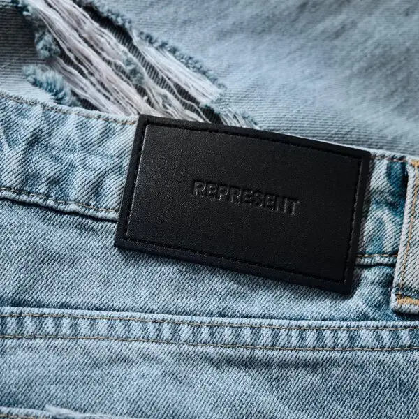 REPRESENT Solid Straight Leg Jeans