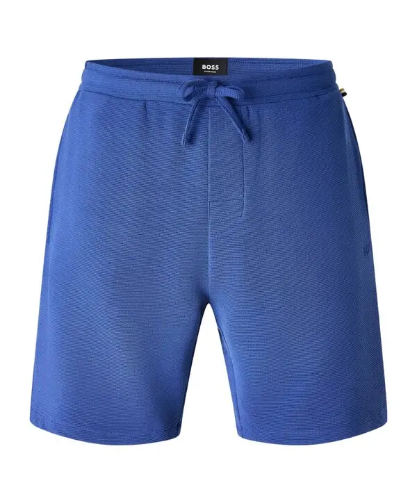 Hugo Boss Knit Knee-length Shorts - Blue