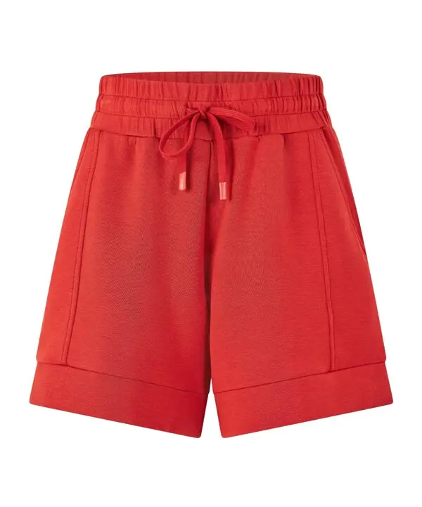 Varley Drawstring Fleece Shorts - Red