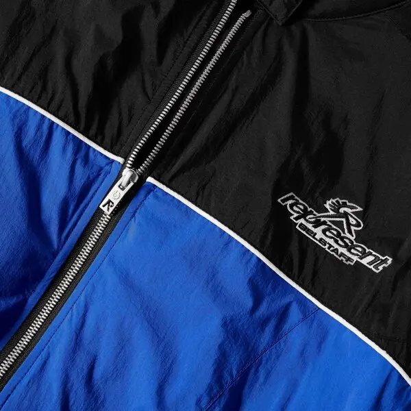 REPRESENT Bomber Jacket With Ribbed Trims And Zip-front Closure
