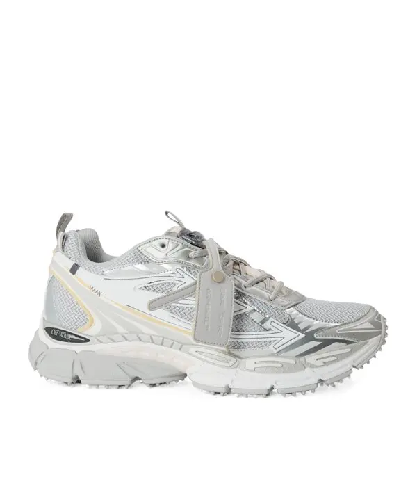 Off-White Be Right Back' Low Top Sneakers - Gray/silver