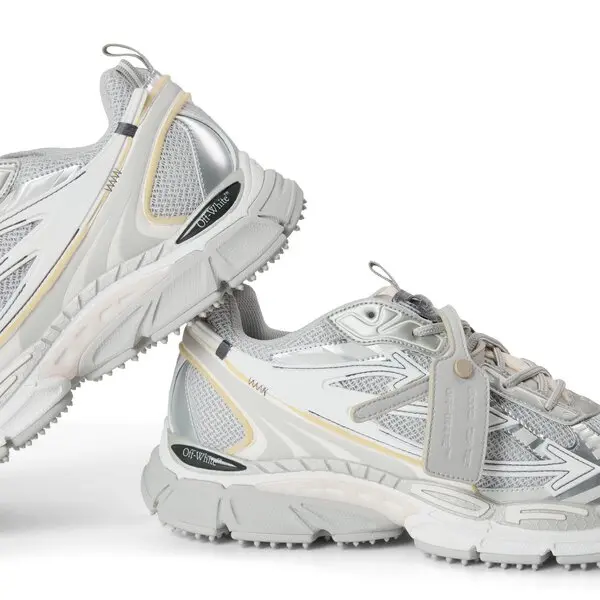 Off-White Be Right Back' Low Top Sneakers - Gray/silver