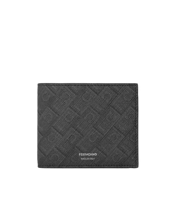 FERRAGAMO Embossed Bifold Wallet