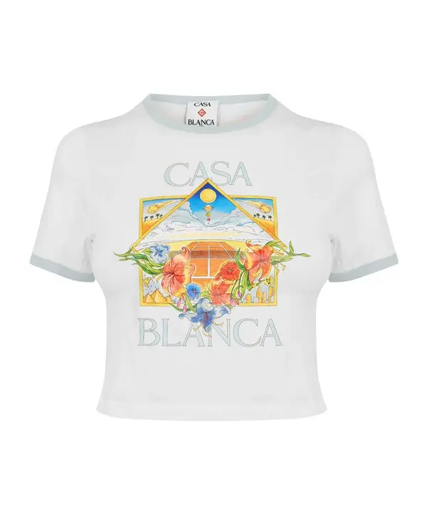 Casablanca Printed T-shirt - White