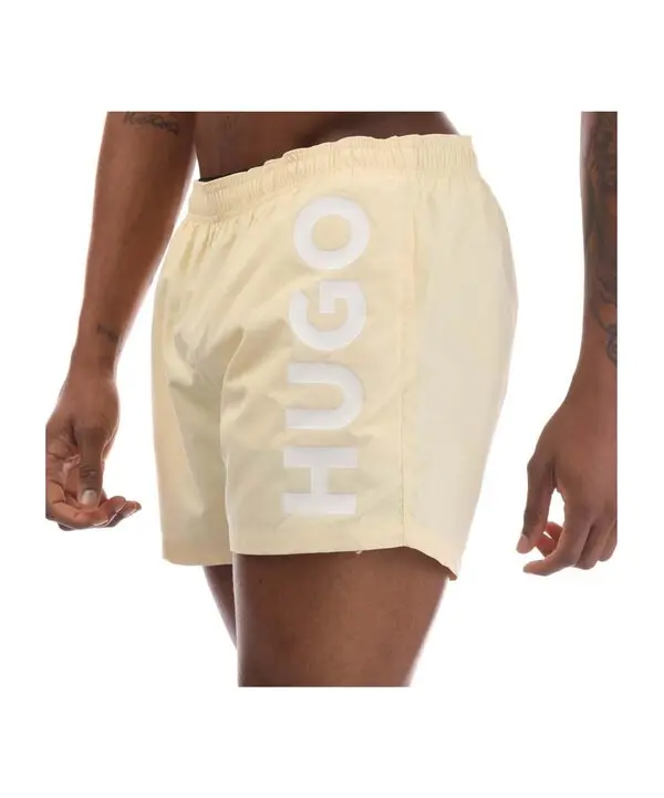 Hugo Boss Abas Logo Print Swim Shorts
