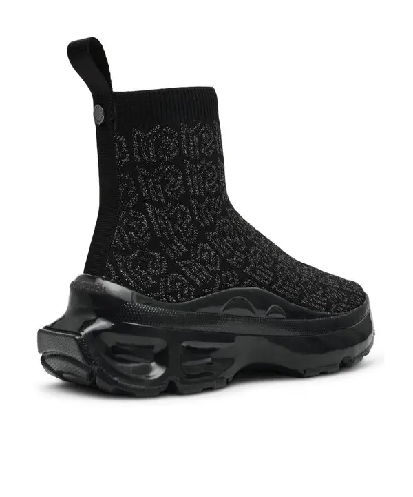 Steve Madden Jacquard Knit Sock-style Sneakers With Chunky Soles