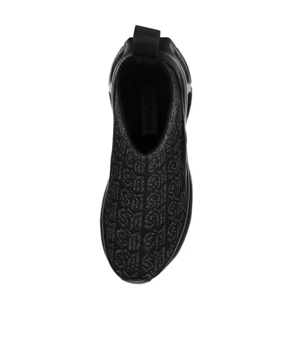 Steve Madden Jacquard Knit Sock-style Sneakers With Chunky Soles