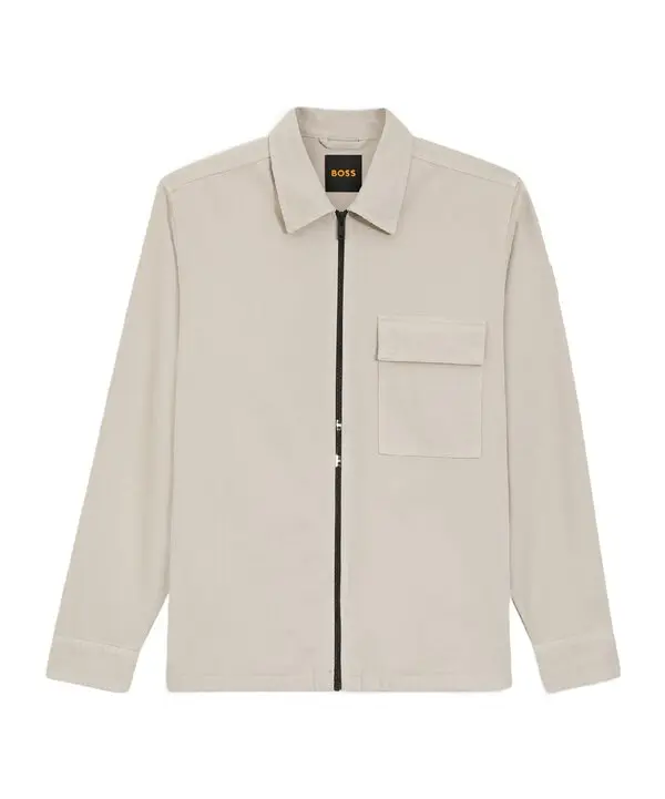 Hugo Boss Zip-front Shirt Jacket