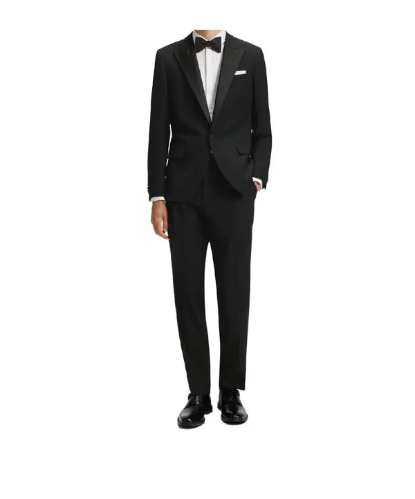 Hugo Boss Full-length Straight-leg Tailored Trousers