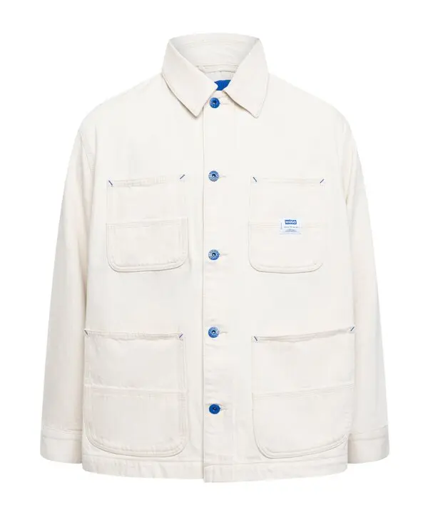 Hugo Boss Button-front Utility Overshirt