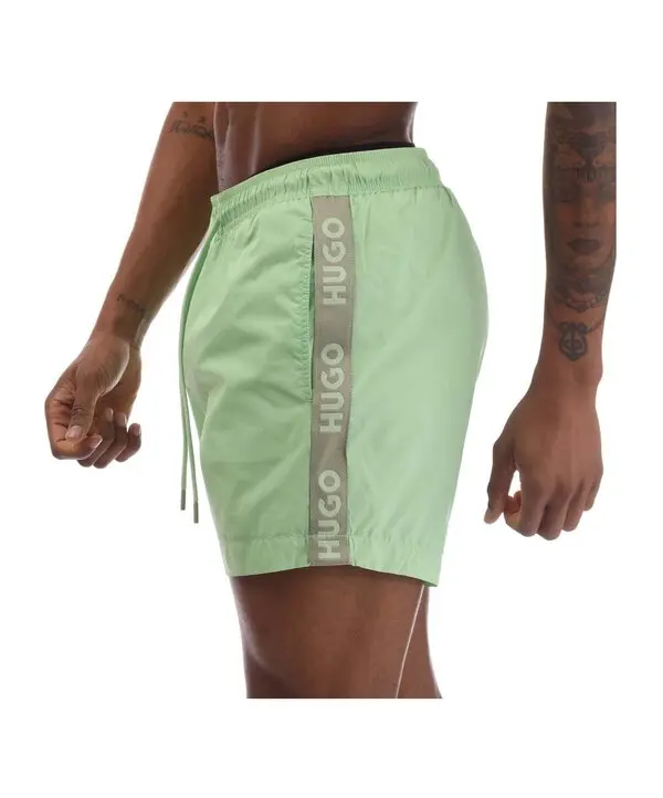 Hugo Boss Fab Logo Tape Swim Shorts
