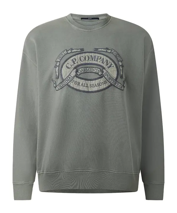 C.P. COMPANY Cp Logo Crew Sweat Sn64