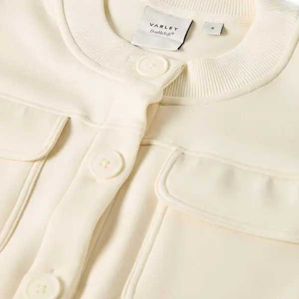 Varley Button-front Casual Jacket - White