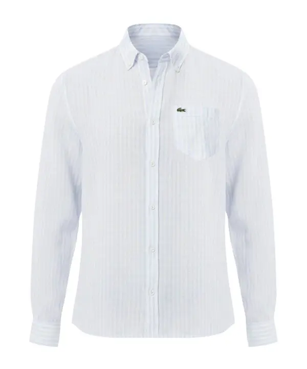 Lacoste Long Sleeve Patterned Shirt