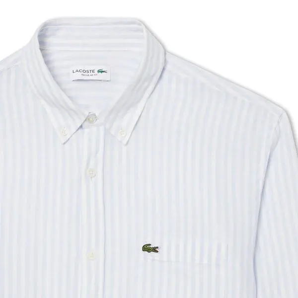 Lacoste Long Sleeve Patterned Shirt