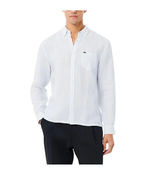 Lacoste Long Sleeve Patterned Shirt
