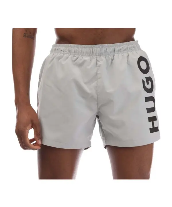 Hugo Boss Abas Logo Print Swim Shorts