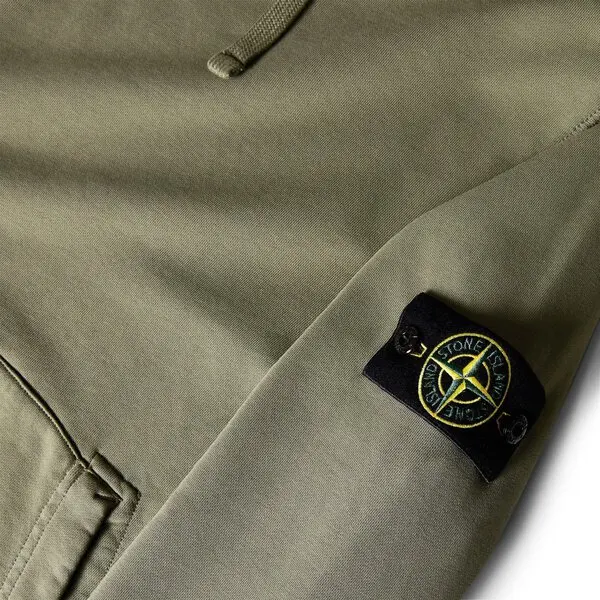 Stone Island Drawstring Hood Pullover Sweatshirt
