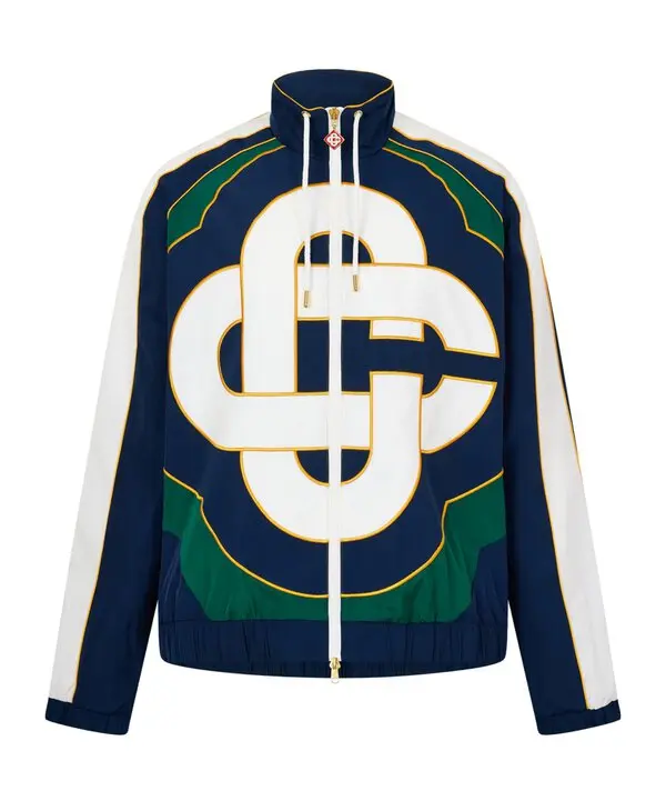 Casablanca Track Jacket With Color-block And Logo Detail
