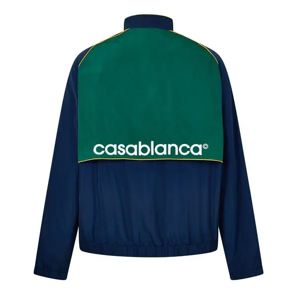 Casablanca Track Jacket With Color-block And Logo Detail