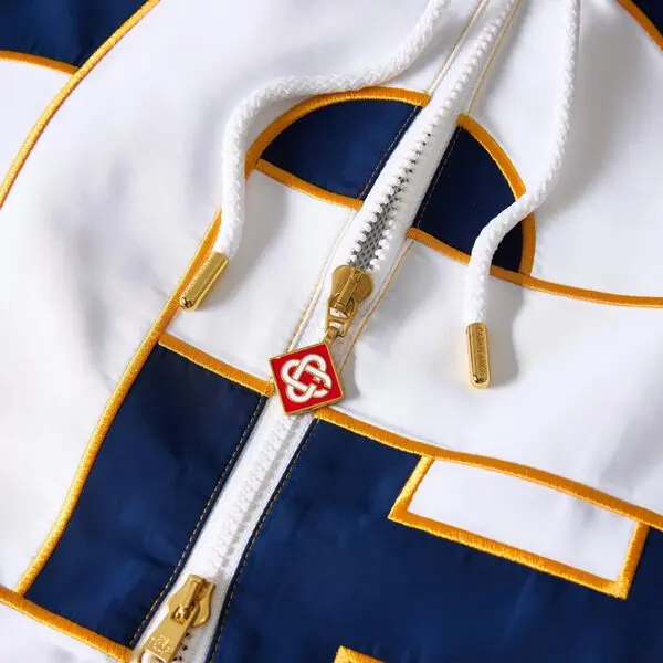 Casablanca Track Jacket With Color-block And Logo Detail