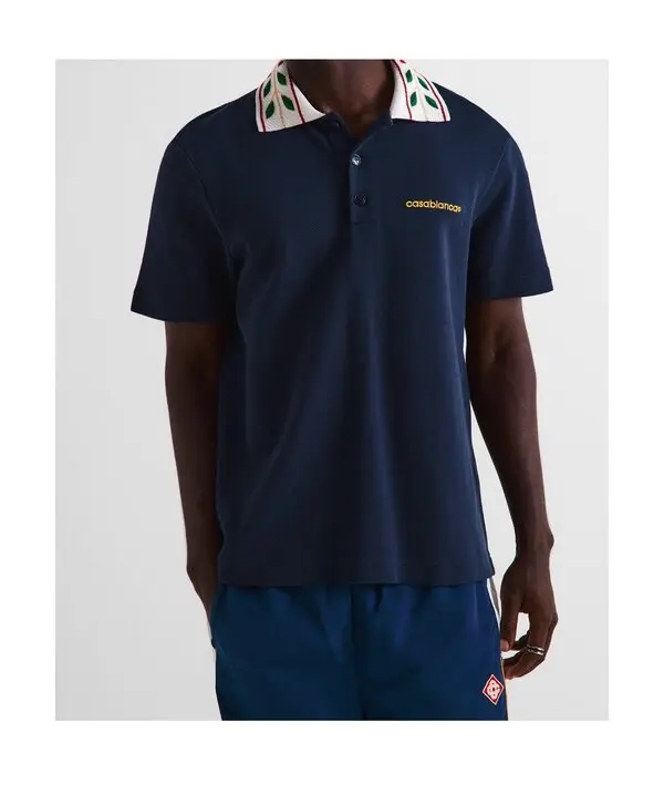 Casablanca Logo-detail Polo Shirt