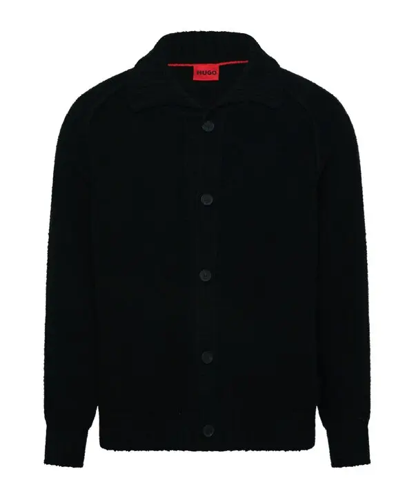 Hugo Boss Button-front Knit Cardigan Crafted