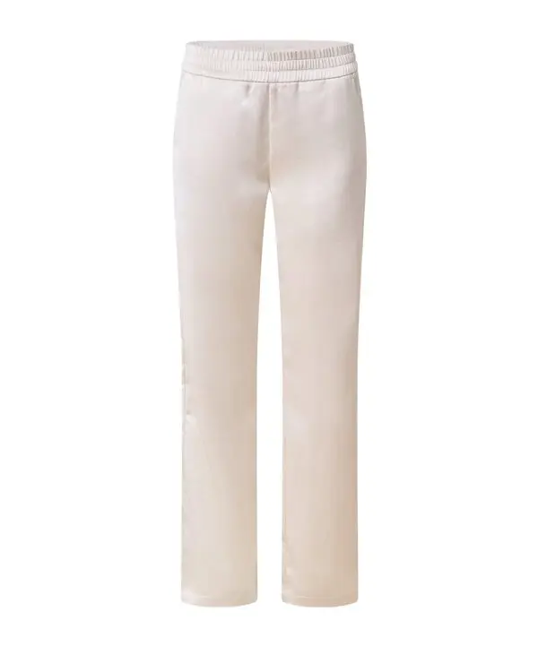 Off-White Straight-leg Sweatpants With Lace Detailing