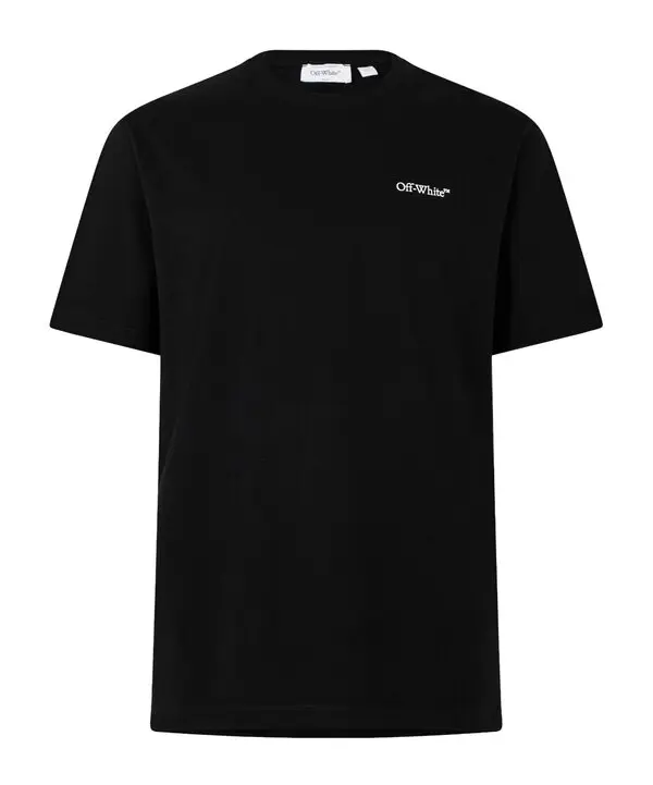 Off-White Short Sleeve Cotton T-shirt