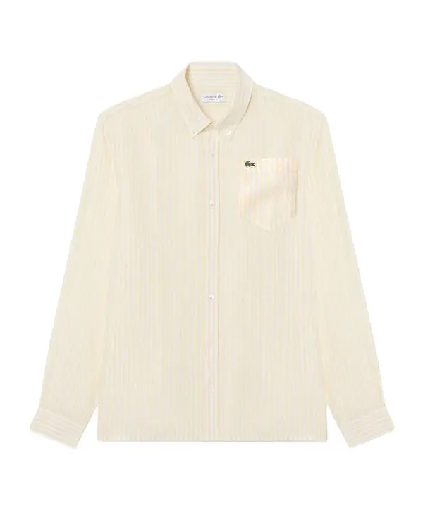 Lacoste Long Sleeve Patterned Shirt