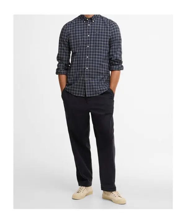Barbour Long-sleeved Plaid Shirt
