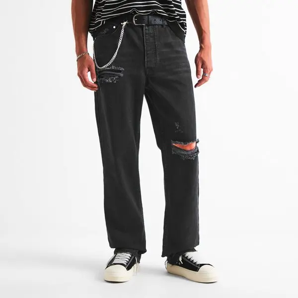 REPRESENT Solid Straight Leg Jeans