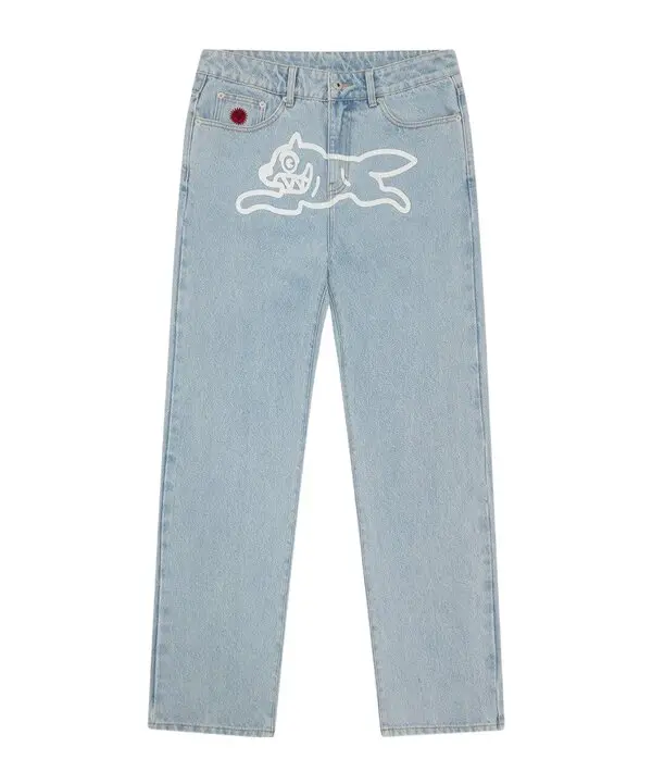 ICECREAM Run Dog Straight Leg Jeans - Blue