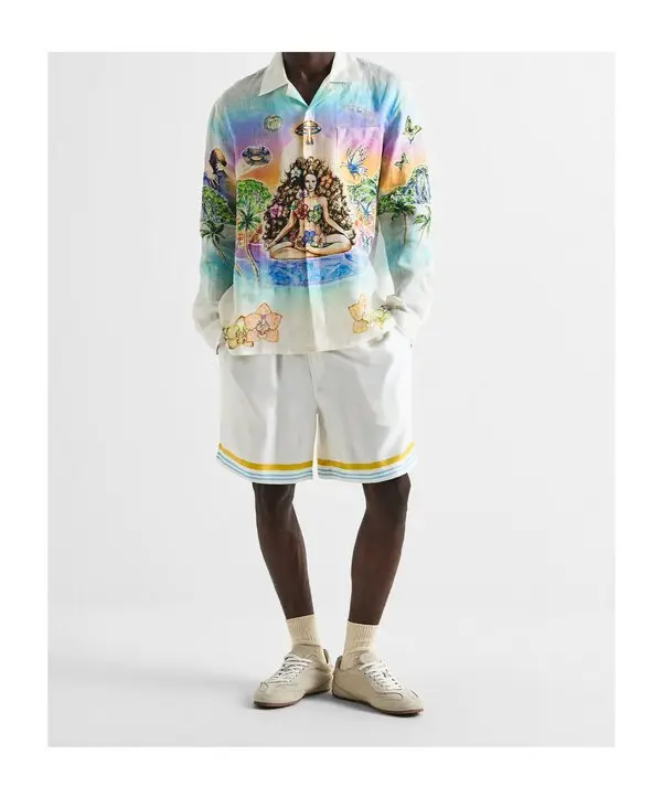Casablanca Printed Long-sleeve Shirt